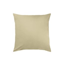 Traumschlaf Uni Kissenh&uuml;lle Monaco 2er Set in creme | Gr.: 2x 80x80 cm