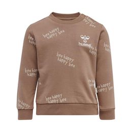 Hummel Druckknopf Sweatshirt Hmldarcy Kinder in BEAVER FUR | Gr.: 68