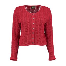 OS-Trachten Strickjacke Gnoyor in mittelrot | Gr.: 36