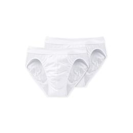 Schiesser Slip 2er-Pack Authentic in Wei&szlig; | Gr.: L