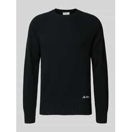 Les Deux Strickpullover mit gerippten Abschlüssen