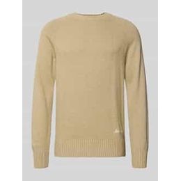 Les Deux Strickpullover mit gerippten Abschlüssen