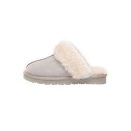 EVERAU Australia Leder Hausschuhe Raven in Ziegengrau | Gr.: 38