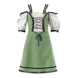 OS-Trachten Trachtenkleid Pimika in giftgr&uuml;n | Gr.: 50