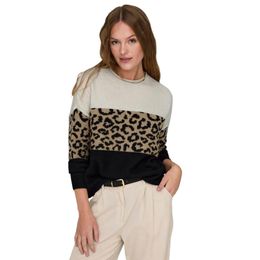 Only Pullover ONLJADE ANIMAL in Mehrfarbig | Gr.: M