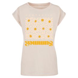 F4NT4STIC Extended Shoulder T-Shirt Summer Sunflower in Whitesand | Gr.: XS