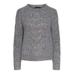 Pieces Pullover in Medium Grey Melange | Gr.: XS