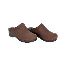 Sanita Comfortwear Clog "Original-Karl Textured Oil Op" in Braun | Gr.: 47
