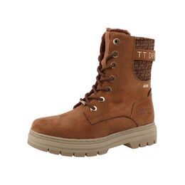 Tom Tailor Schn&uuml;rstiefel in Braun | Gr.: 40