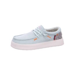 Fusion Leinenschuh in Blau | Gr.: 38
