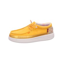 Fusion Leinenschuh in Gelb | Gr.: 41