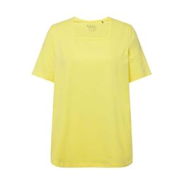 Ulla Popken Shirt in zitronengelb | Gr.: 50-52
