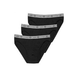 Haasis Bodywear 3er-Set: Slip in schwarz | Gr.: 4XL