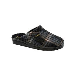 Fischer Markenschuh Herren-Hausschuh Andy in Grau | Gr.: 44