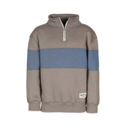 Band of Rascals Sweat " Quarter Zip " in mud-dove-blue | Gr.: 152