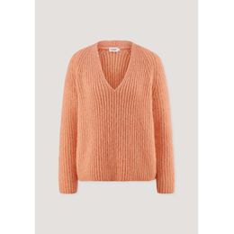 hessnatur Strick Pullover in nektarine | Gr.: XS