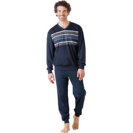 Hajo Single-Jersey Schlafanzug in marine | Gr.: 56