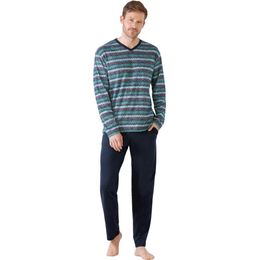 Hajo Single-Jersey Schlafanzug in marine | Gr.: 58