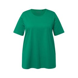 Ulla Popken Shirt in smaragd | Gr.: 46-48
