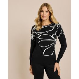 Pfeffinger Pullover mit Bl&uuml;tendruck