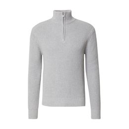 DAN FOX APPAREL Pullover 'Leart' Herren Größe S graumeliert