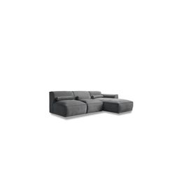 Miuform Ecksofa modular Flex Felix grau Maße (cm): B: 244 H: 70 » Höffner