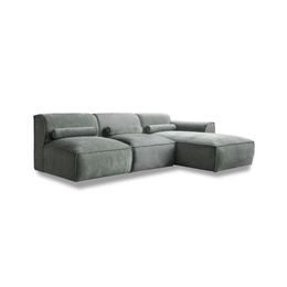 Miuform Ecksofa modular Flex Felix grün Maße (cm): B: 244 H: 70 » Höffner