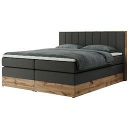 Höffner Boxspringbett mit Bettkasten Bellissimo King grau Maße (cm): B: 208 H: 115 » Höffner
