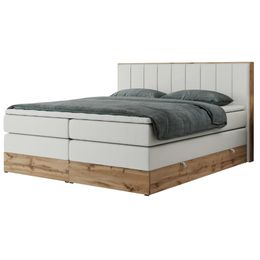 Höffner Boxspringbett mit Bettkasten Bellissimo King ¦ weiß ¦ Maße (cm): B: 168 H: 115 » Höffner