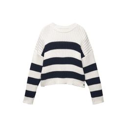 Pull&Bear Pull&Bear Pullover 'PACIFIC' Damen Gr&ouml;&szlig;e XS ecru / schwarz