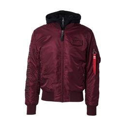 Alpha Industries Jacke Herren Größe XL weinrot