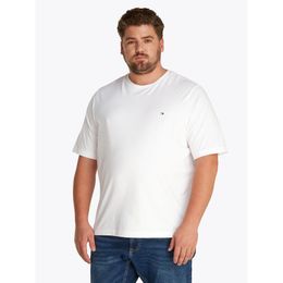 Tommy Hilfiger Big & Tall TOMMY HILFIGER BIG & TALL T-Shirt »BT-ESSENTIAL REG FIT SOLID TEE-B«, Große Größen White 4XL 4XL Rundhalsshirt von Tommy Hilfiger Big & Tall
