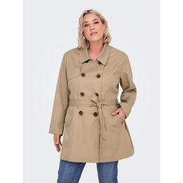 Only CARMAKOMA Trenchcoat »CARVALERIE TRENCHCOAT OTW« Ginger Root M M Curvy Kurzmantel von Only CARMAKOMA