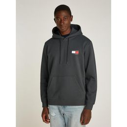Tommy Jeans Sweatshirt »TJM REG ESSENTIAL FLAG HOOD EXT« mit bedruckten Markenlogo auf Brusthöhe New Charcoal XL XL Sweatshirt von Tommy Jeans