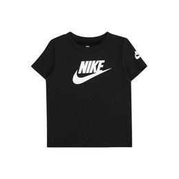 Nike Sportswear T-Shirt 'FUTURA EVERGREEN' Jungen Größe 74/80 schwarz / weiß
