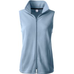 Damen Fleeceweste mit Antipilling-Ausr&uuml;stung bleu, Gr&ouml;&szlig;e 50