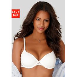Lascana Damen Schalen-BH, creme, Größe 95C