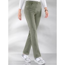 WITT Damen Stretch-Hose mit Nieten an den Taschen, schilf, Größe 50