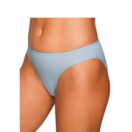 Petite Fleur Damen Bikinislip, blau, apricot mix, Gr&ouml;&szlig;e 32/34