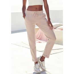 H.I.S. H.I.S Damen Sweathose, beige, Größe 52/54