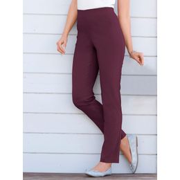 Stehmann Comfort line Damen Hose mit Dehnbund, Viskose-Qualit&auml;t, weinrot, Gr&ouml;&szlig;e 38