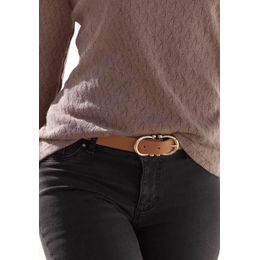 Lascana Damen H&uuml;ftg&uuml;rtel camelfarben Gr&ouml;&szlig;e 75