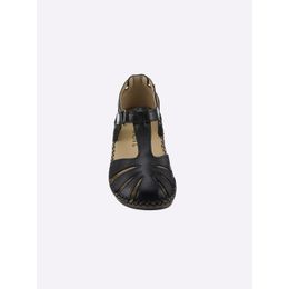 airsoft modern+ Damen Sandalette mit Klettverschluss, schwarz, Gr&ouml;&szlig;e 40