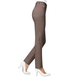 Stehmann Comfort line Damen Stretch-Hose mit Zier-Taschen vorne, stein, Gr&ouml;&szlig;e 36