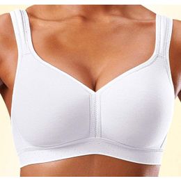 Petite Fleur Damen Soft-BH, 2xwei&szlig;, Gr&ouml;&szlig;e 110C