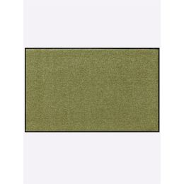 Salonloewe Fu&szlig;matte, gr&uuml;n, Gr&ouml;&szlig;e 40x60 cm - rechteckig