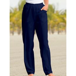 WITT Damen Schlupfhose aus Baumwolle, pflegeleicht, marine, Gr&ouml;&szlig;e 25