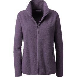 CR&Eacute;ATION L Damen Fleecejacke mit Rei&szlig;verschluss-Taschen feige Gr&ouml;&szlig;e 54