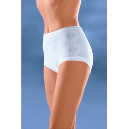 Speidel Damen Slip in Jacquard-Qualit&auml;t wei&szlig;, Gr&ouml;&szlig;e 40