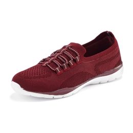 Lascana Damen Sneaker, bordeaux, Gr&ouml;&szlig;e 38